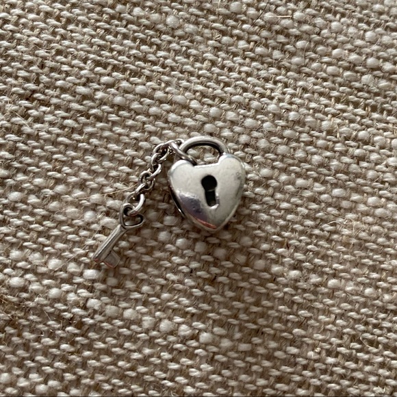 Jewelry | Pandora Heart Lock And Key Charm | Poshmark